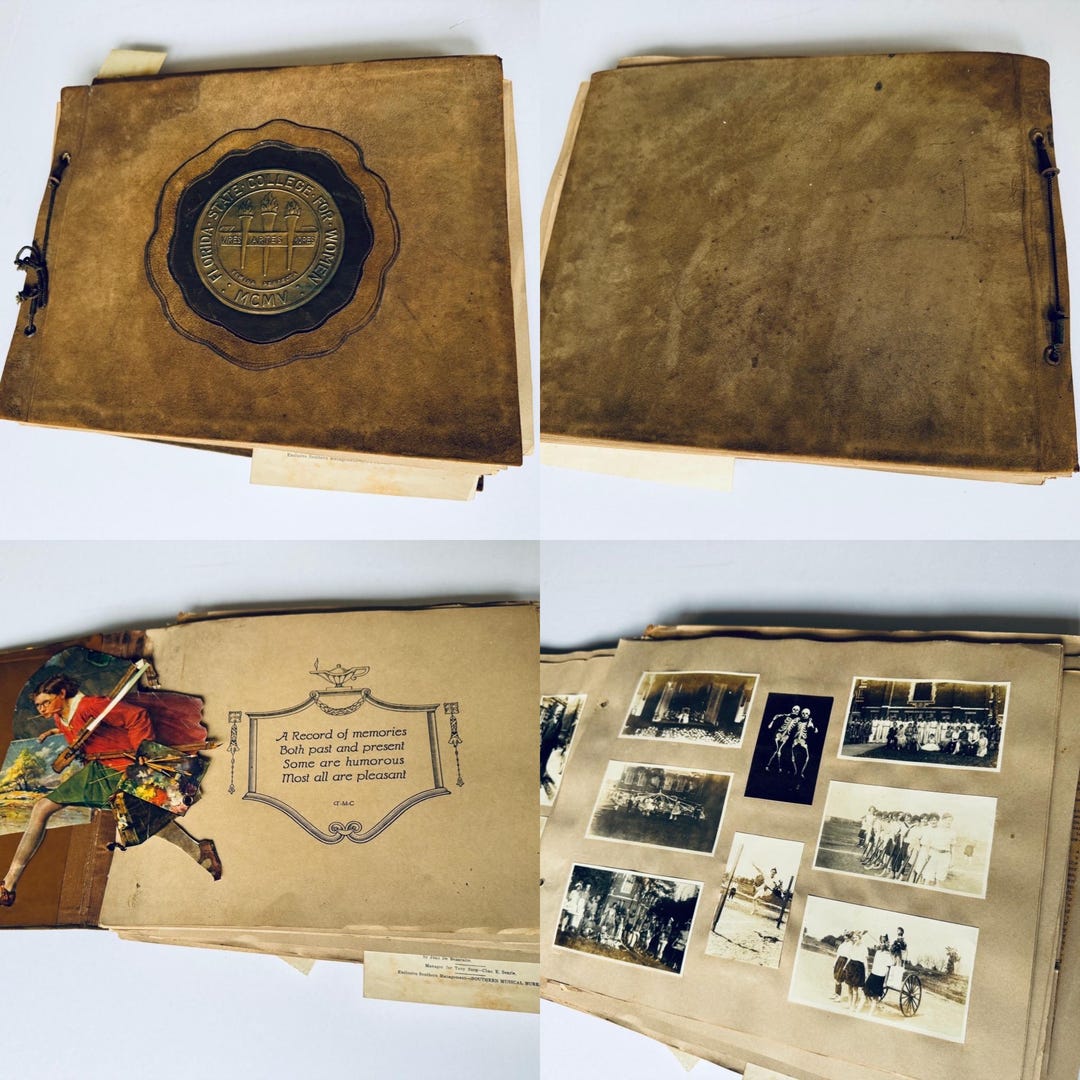 1920s Florida State College for Women Scrapbook With 1926-30 College ...