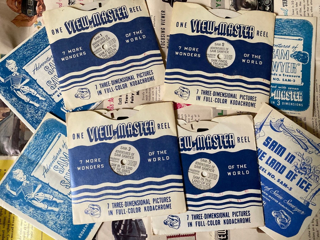 1950s Adventures of Sam Sawyer View Master Reels Choice of 1,2,3, OR 5 ...