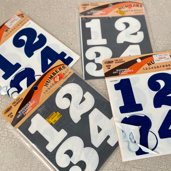 Fabric Numbers - Etsy