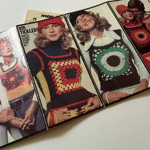 1970s Knitting and Crochet Pattern Books/mon Tricot 250 Stitches ...