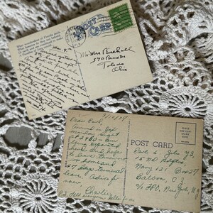 Vintage Florida Coast Linen Post Cards/florida Sunrise Postmarked 1939 ...