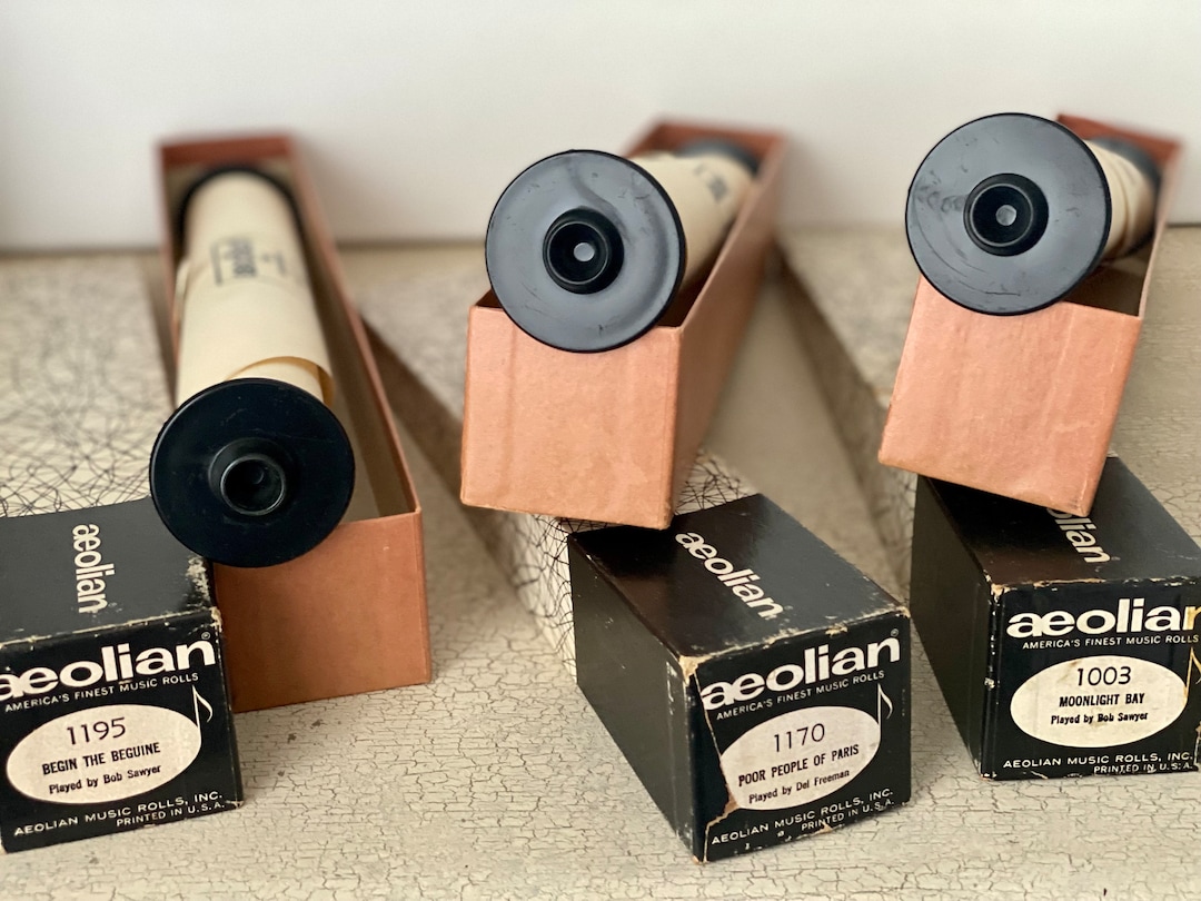 Vintage Piano Player Rolls/vintage Piano Word Rolls/classic Tunes ...