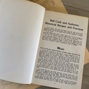 1960s Bull Cook and Authentic Historical Recipes and Practices/sixth ...