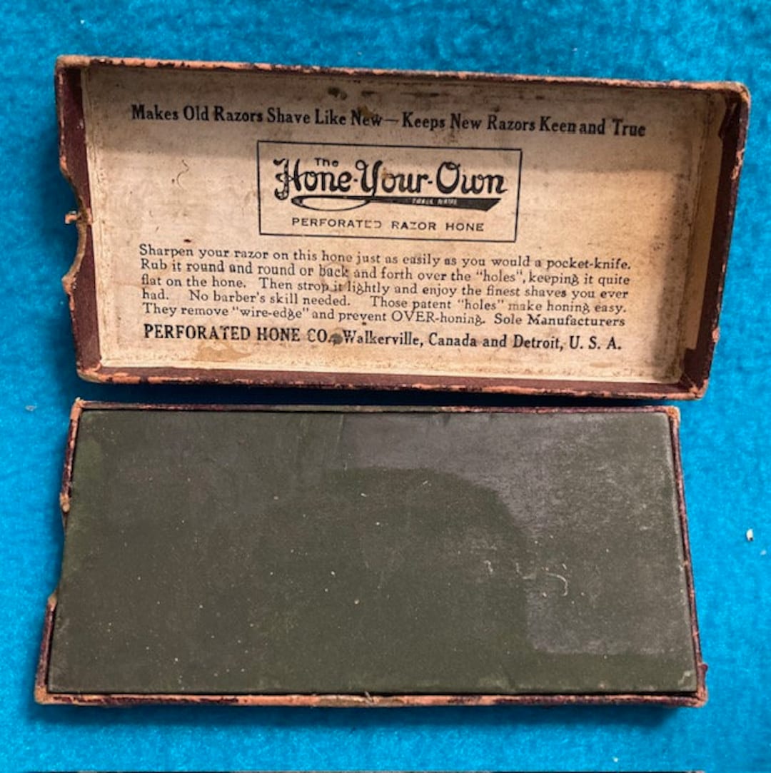 Pre-wwi? Hone-your-own Perforated Razor Hone - Etsy
