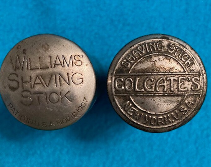Williams and Colgate Shaving Stick Tubes - 1907 and ???? - Etsy