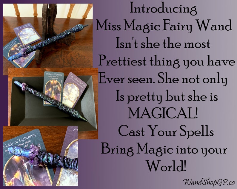 Miss Magic Fairy Wand, Mystical Magical Wand That Will Mesmerize and ...