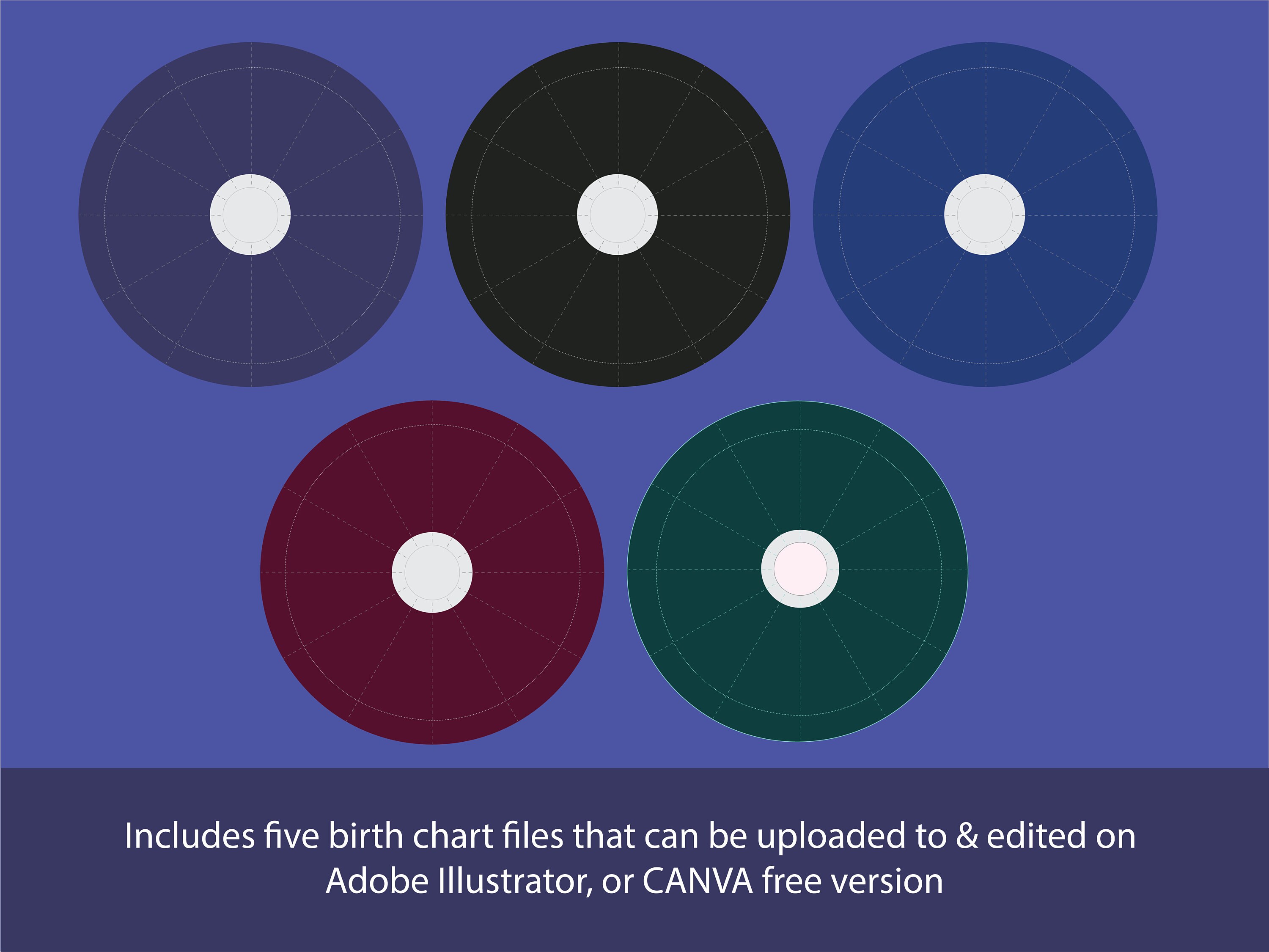 Astrology Icons Adjustable Stroke Astrology Glyphs Planet Glyphs Planet ...