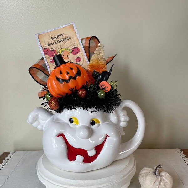 Halloween Teapot - Etsy