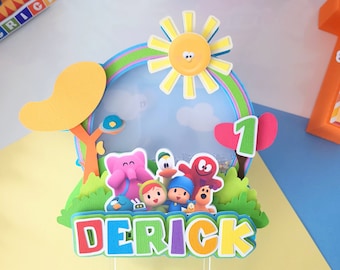 Pocoyo Cake Topper - Etsy