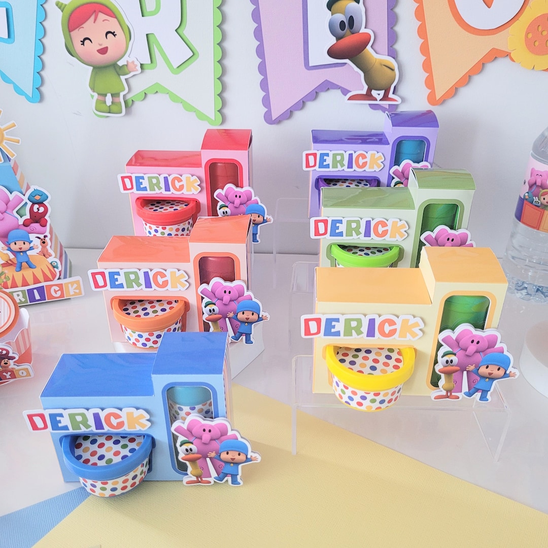 Pocoyo Interactive Boxes, Party Decorations, Personalized Boxes, Pocoyo ...