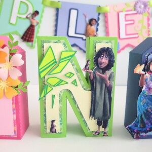 Encanto 3D Letters Encanto 3D Number Encanto Party - Etsy Canada