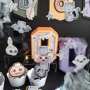 Halloween 3D Letters Halloween 3D Number Party Decorations - Etsy