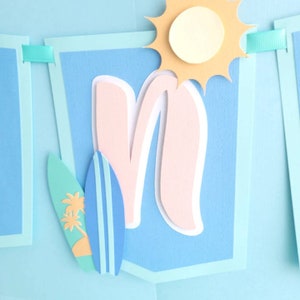 Surf Birthday Banner, Party Decorations, Personalized Banner, Surf ...