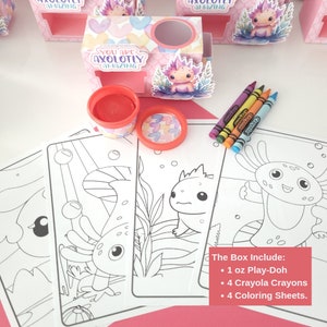 Axolotl Party Favor, Axolotl Party Decorations, Activities for Children ...