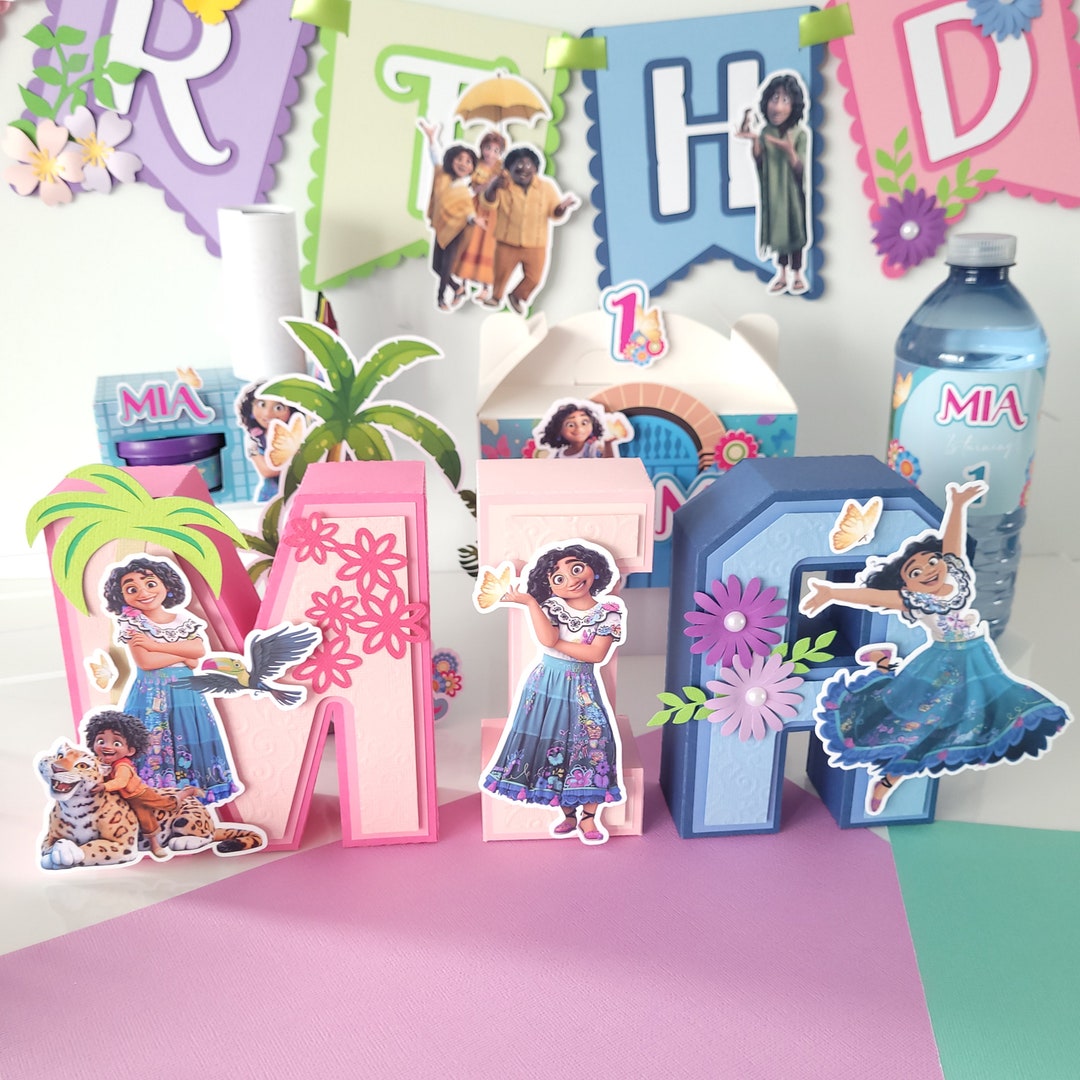 Encanto 3D Letters Encanto 3D Number Encanto Party - Etsy Canada