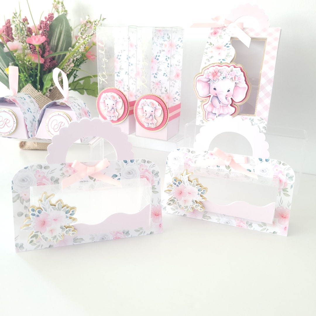 Favor Boxes for Baby Shower, Birthday Gift Boxes, Holy Communion Candy ...