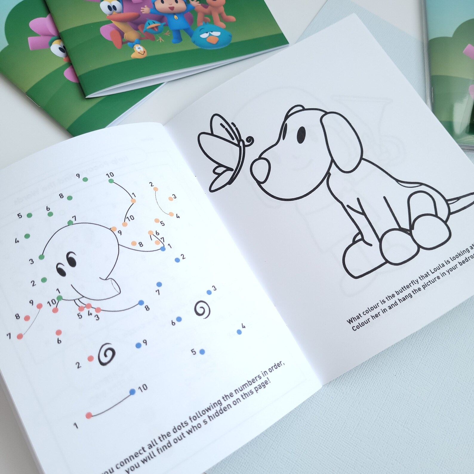 Personalized Pocoyo Coloring Book With Crayons: Birthday Party Favors ...