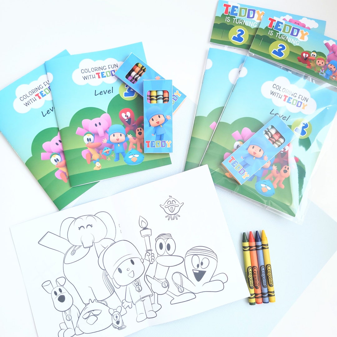 Pocoyo Coloring Book, Pocoyo Party Decorations, Pocoyo Activities for ...
