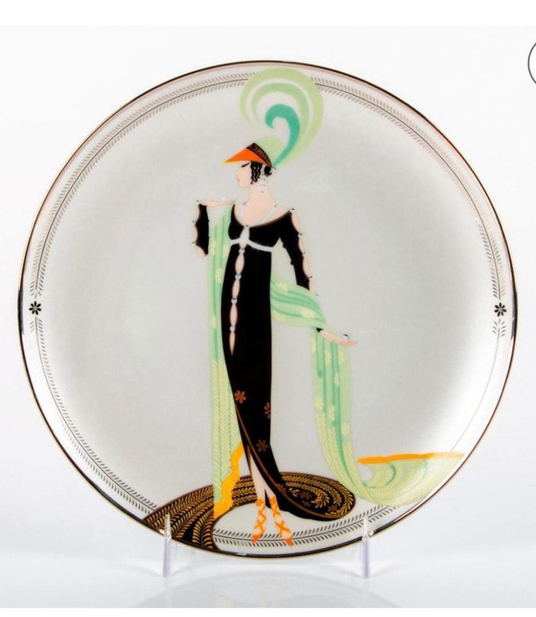 Original Vintage Franklin Mint House of Erte Collector Plate ...
