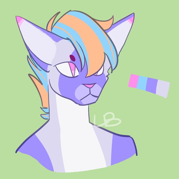 Anthro Cat - Etsy