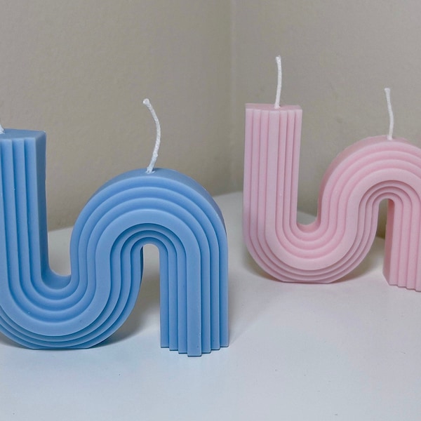 Geometric Candles - Etsy