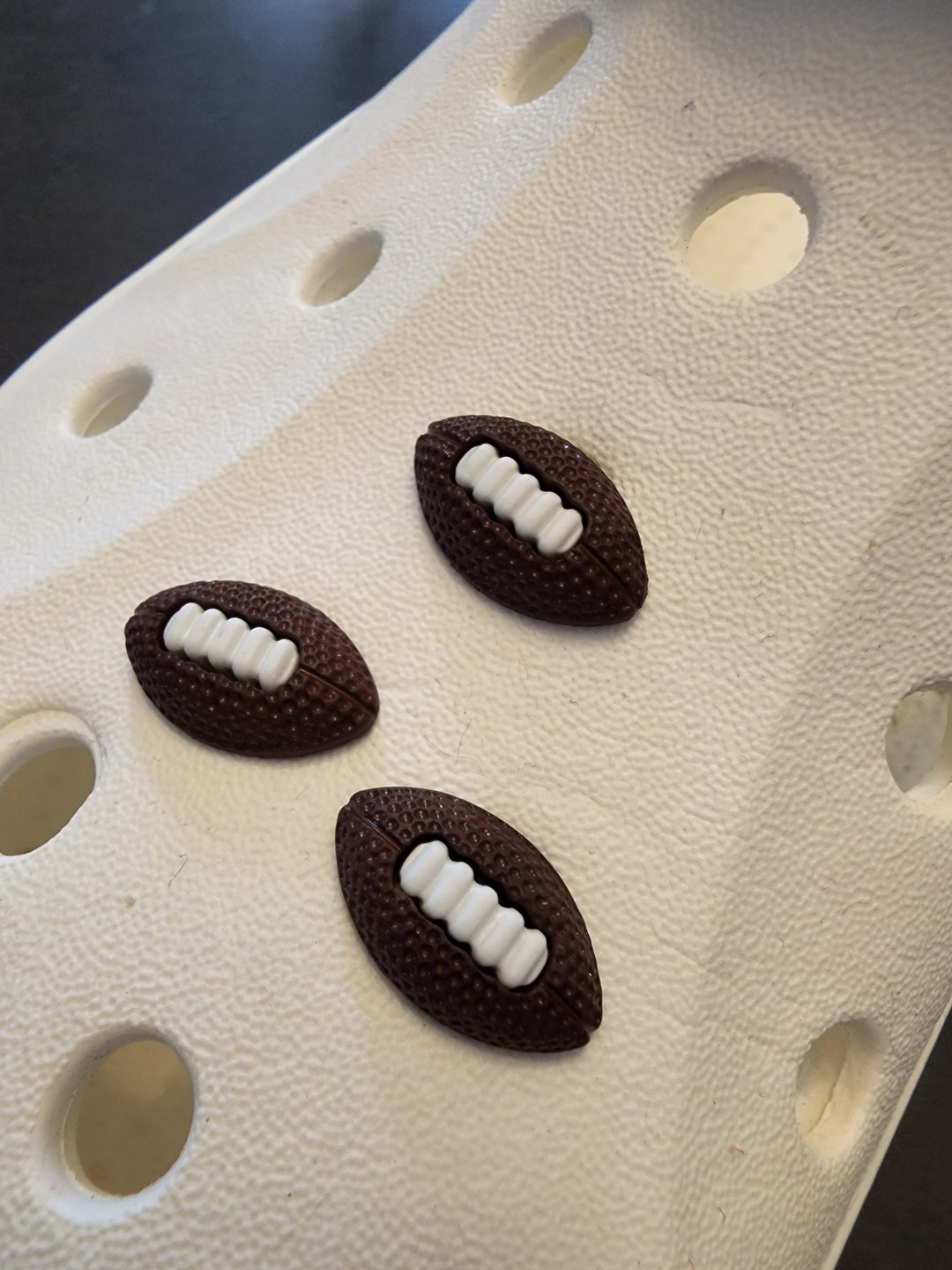 Croc Shoe Charms Sports Football Each Sold Separately - Etsy