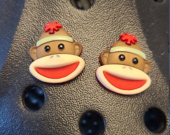 Sock Monkey Charms | Etsy