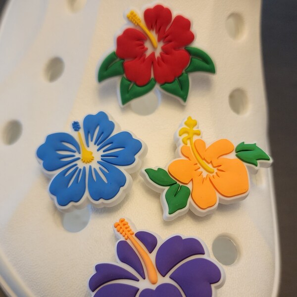 Croc Jibbitz Hibiscus - Etsy
