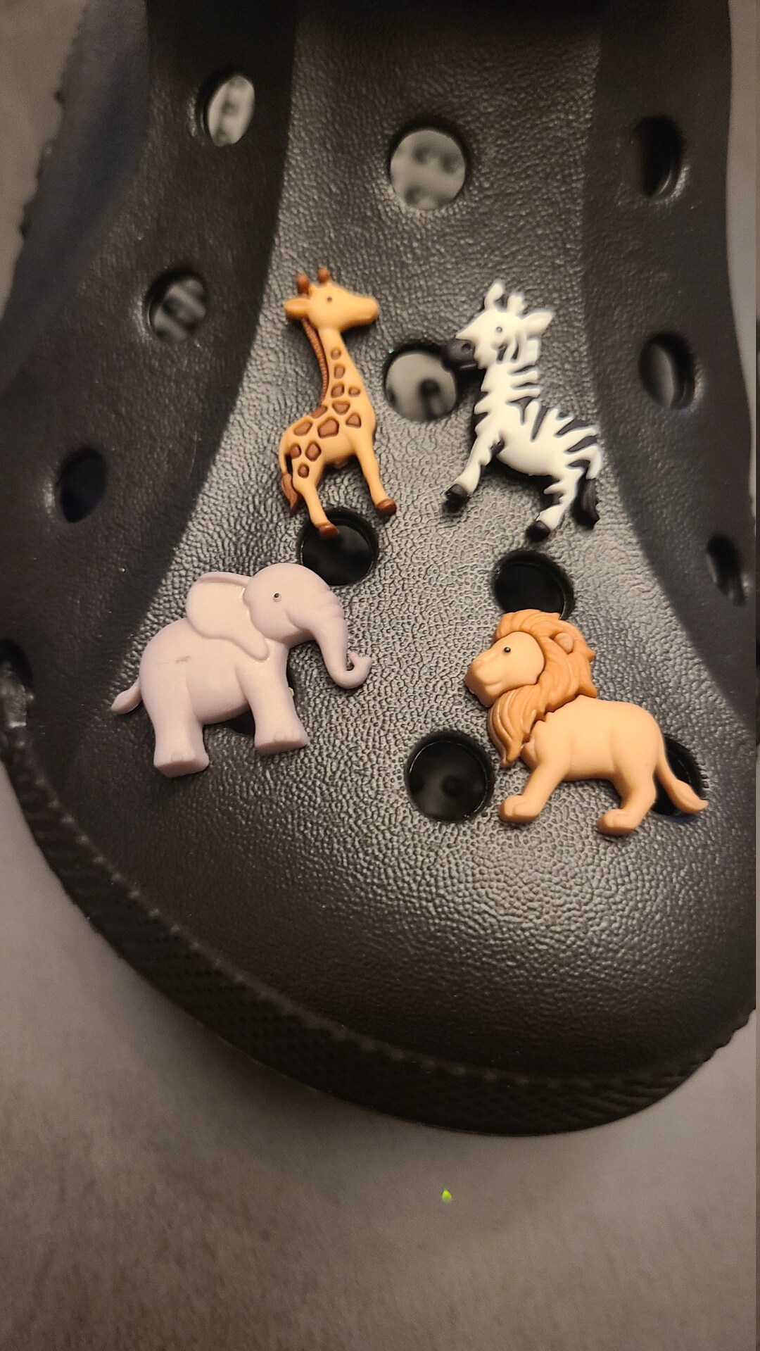 Croc Shoe Charm Zoo Animals Zebra Giraffe Elephant Hippo - Etsy