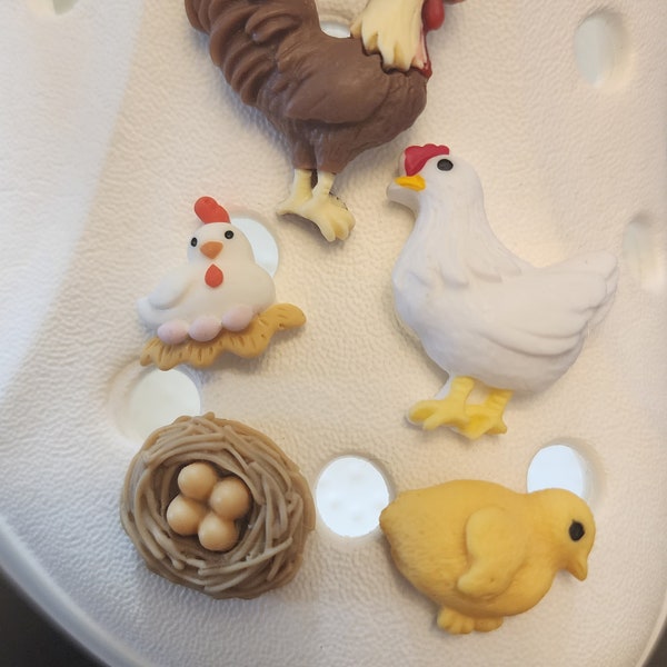 Chicken Charms - Etsy