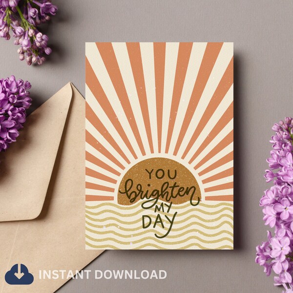 You Brighten My Day - Etsy