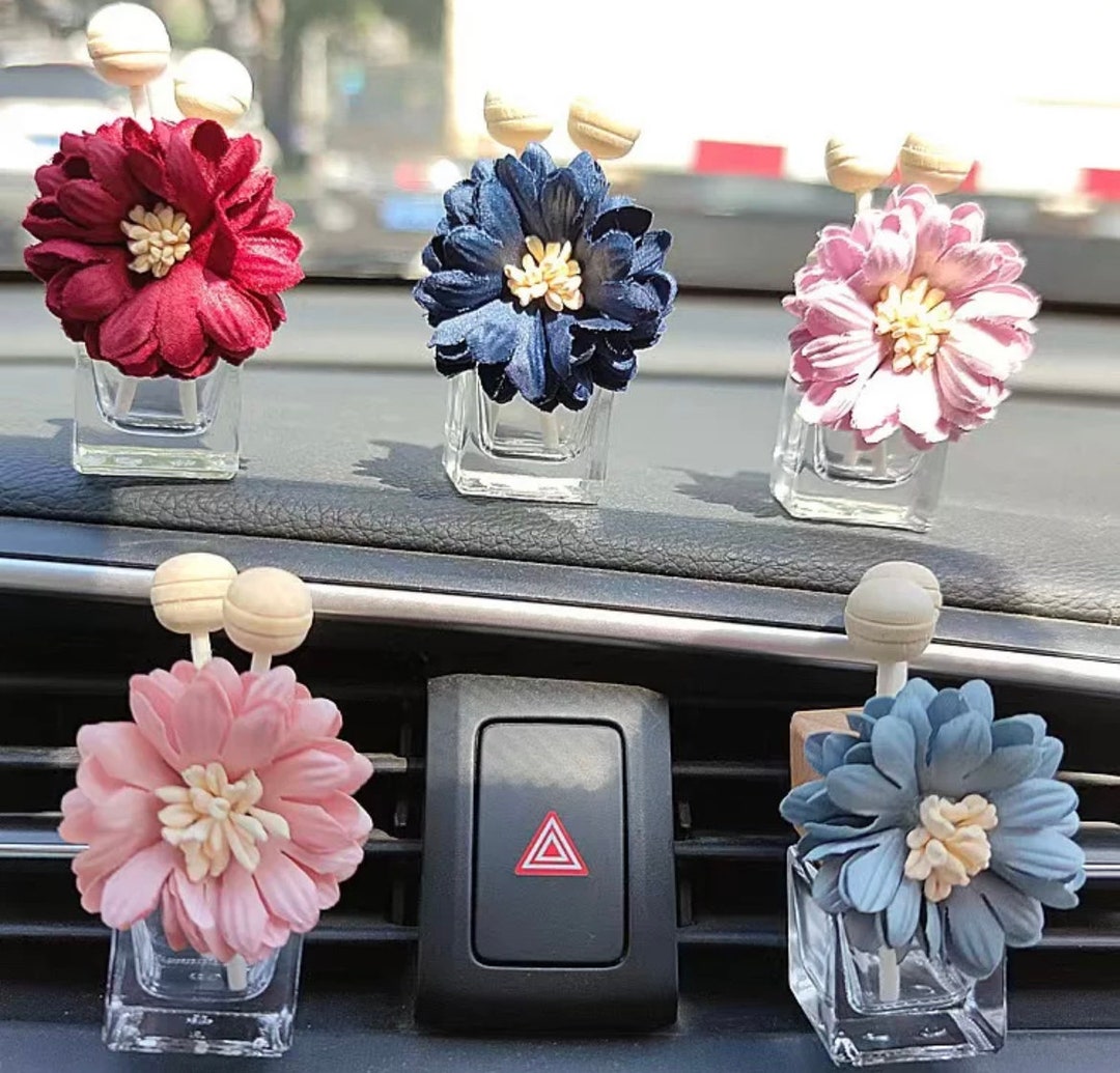 Beautiful Flower Car Air Freshener, Car Diffuser, Car Air Diffuser ...