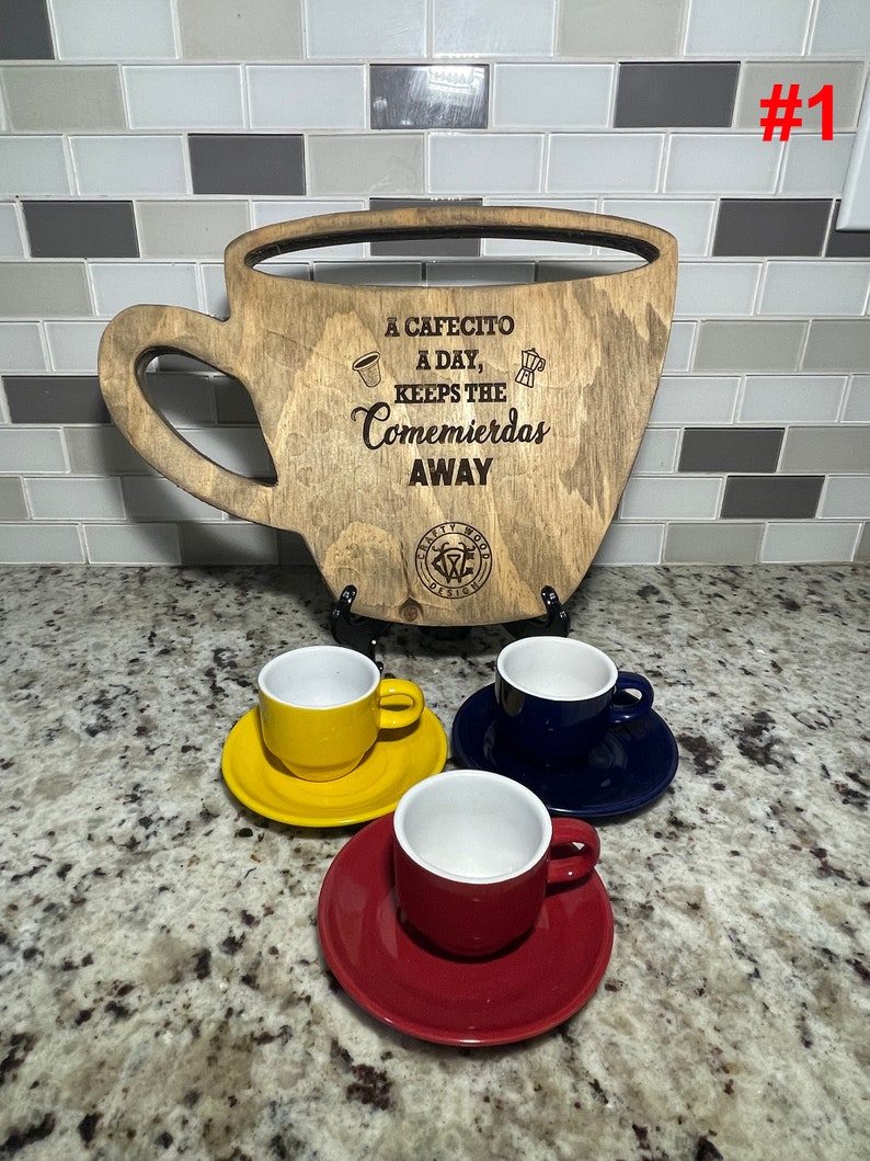 Cafecito Serving Tray Personalize Home Decor - Etsy