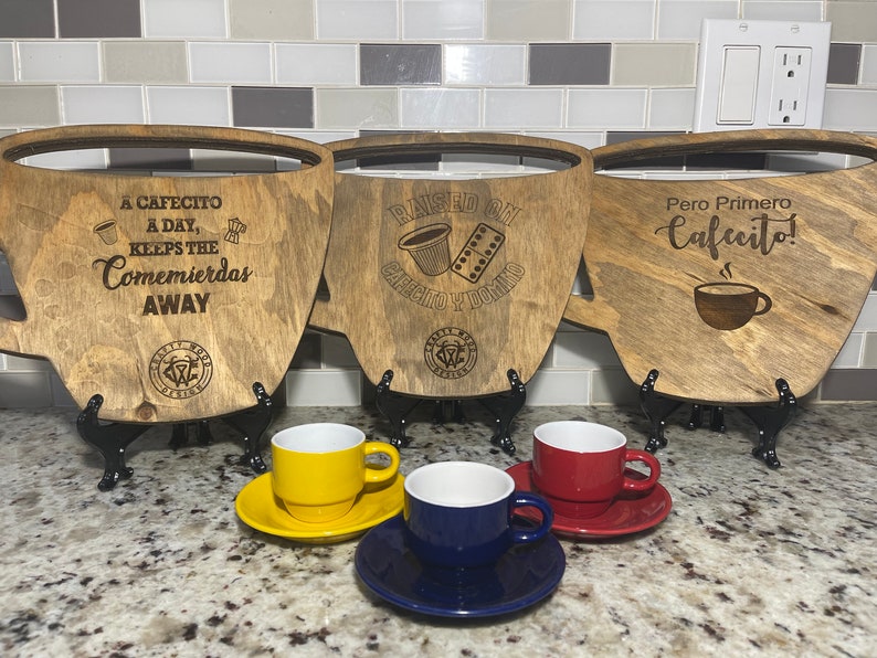 Cafecito Serving Tray Personalize Home Decor - Etsy