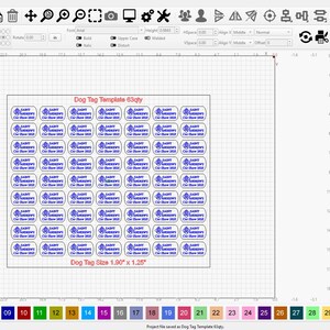 SVG FILE Dog Tag Jig / Template for Laser Etching, Dog Tags Engraving ...