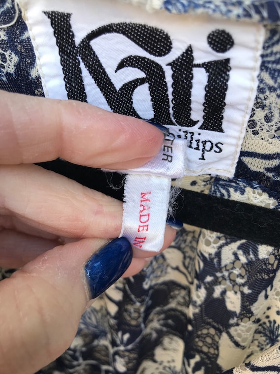 Vintage Kati at Laura Phillips Floral Lace Overlay Mi… - Gem