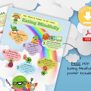 Mindful Meditation Digital Journal Printable Daily Tracker Visual ...