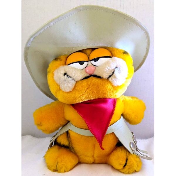 Cowboy Garfield Plush - Etsy