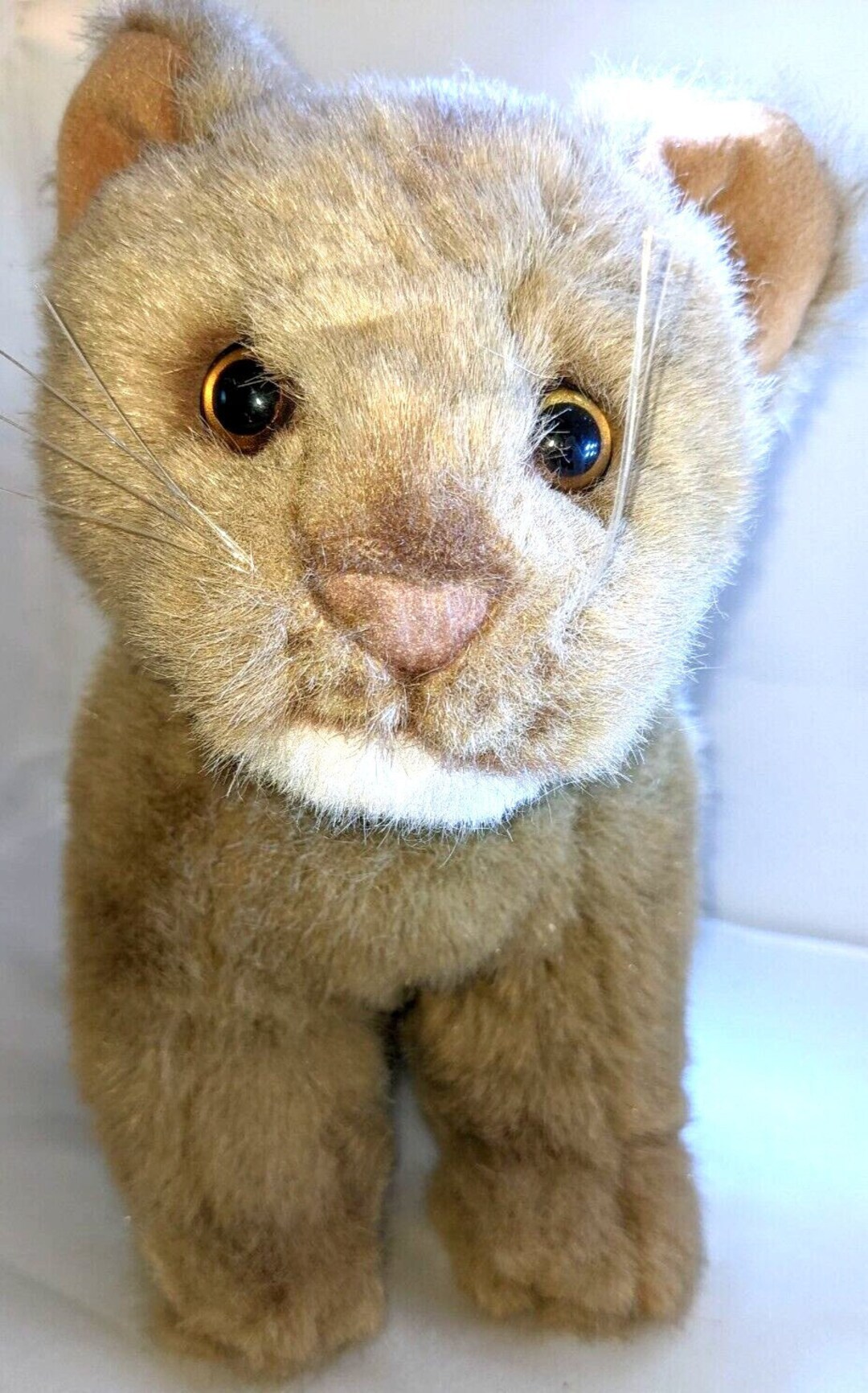 Vintage Charm Co. Lion Cub Plush Realistic 1988 10" - Etsy
