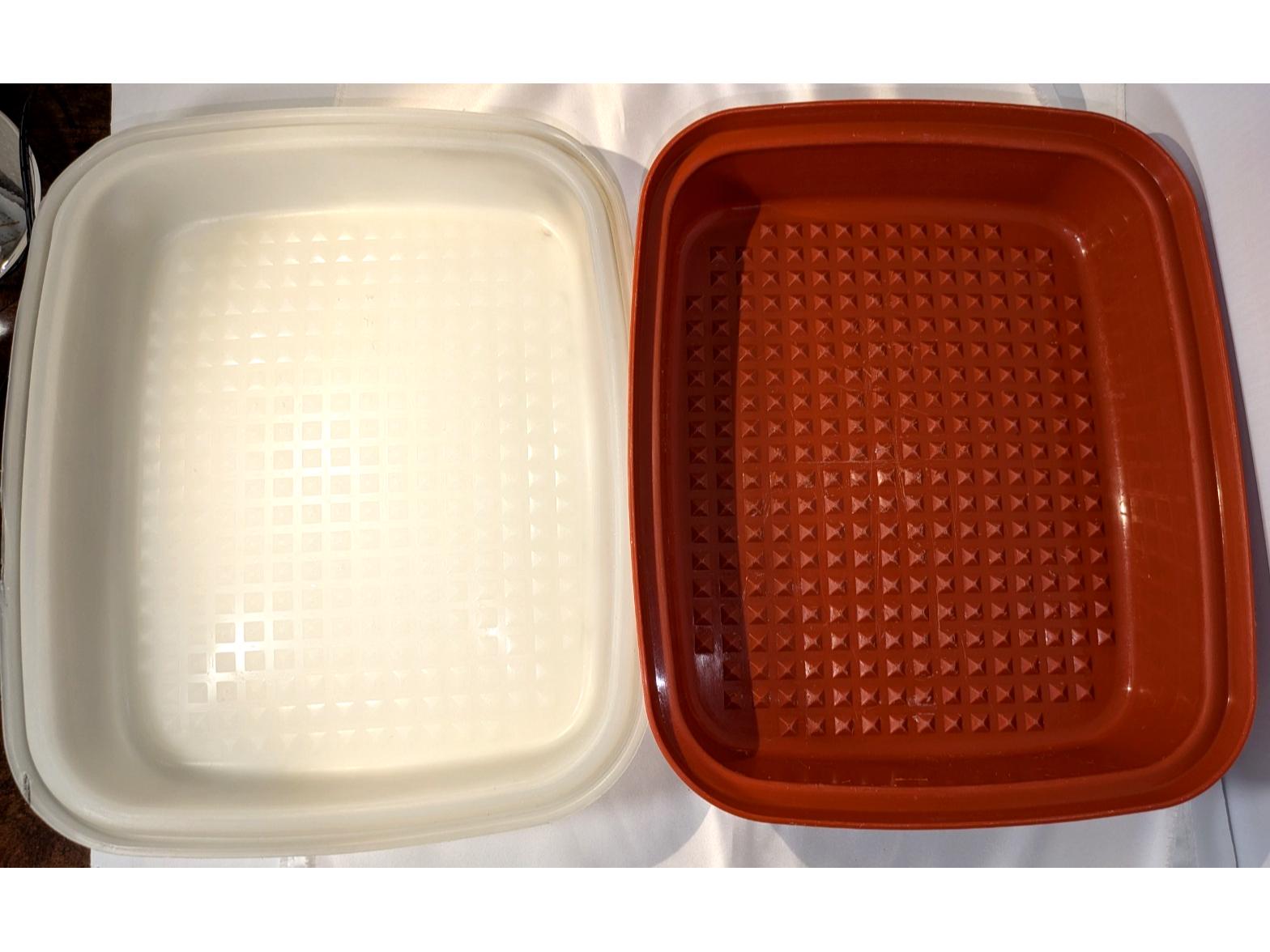 Tupperware 1294-8 Season Serve Meat Marinade Large 2-piece Container ...