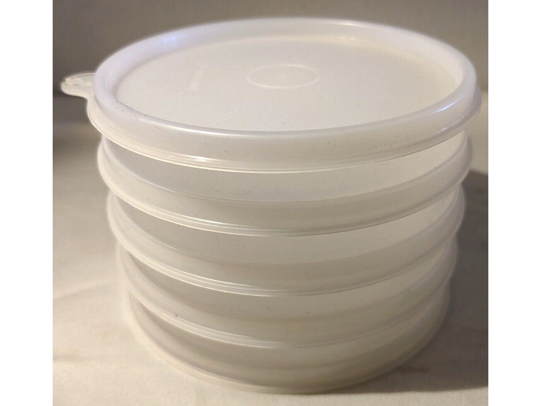 Replacement Tupperware Stacking Burger Patty Keepers (4) With Lid for ...