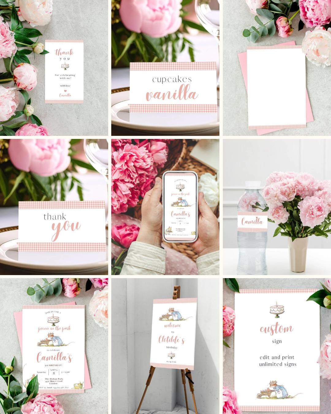 Complete Package of Birthday Invitations and Accessories, Boscodirovo ...