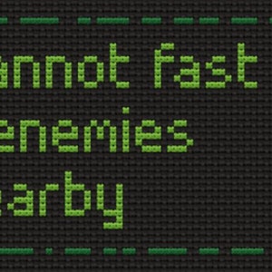 Fallout - "you Cannot Fast Travel" Cross-stitch Template - Etsy