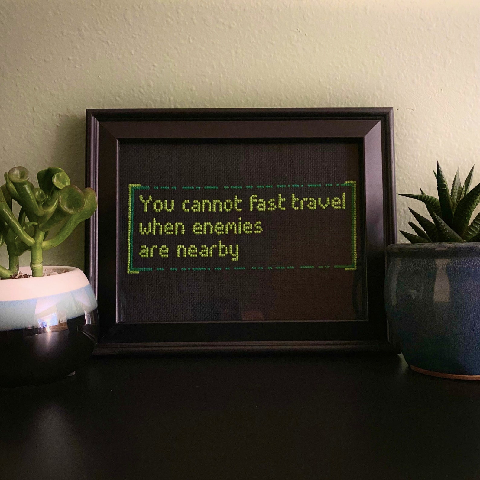Fallout you Cannot Fast Travel Cross-stitch - Etsy