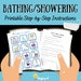 Self Care BUNDLE of Printable Visual Schedules for Asd/adhd/special ...