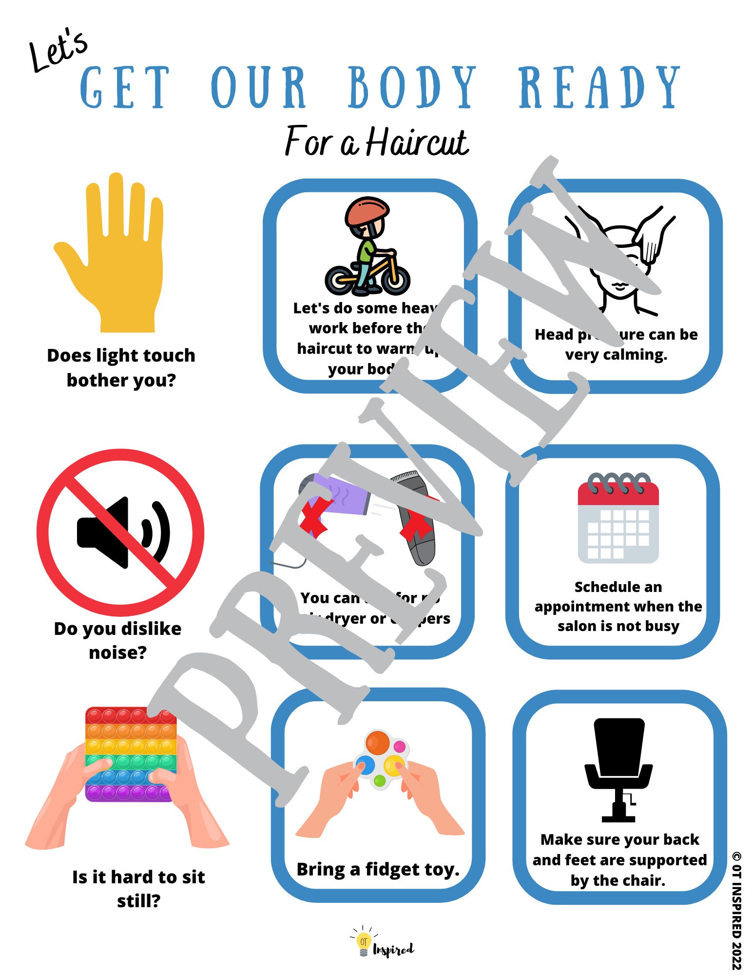 Let's Get a Haircut: Sensory Support for Haircuts (SPD/ADHD/ASD) - Etsy
