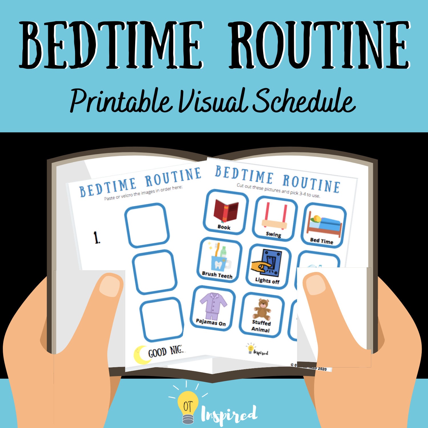 Self Care BUNDLE of Printable Visual Schedules for Asd/adhd/special ...
