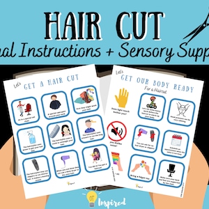 Let's Get a Haircut: Sensory Support for Haircuts (SPD/ADHD/ASD) - Etsy