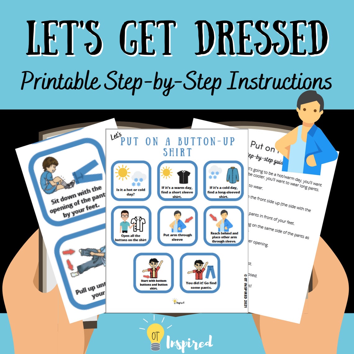 Self Care BUNDLE of Printable Visual Schedules for Asd/adhd/special ...