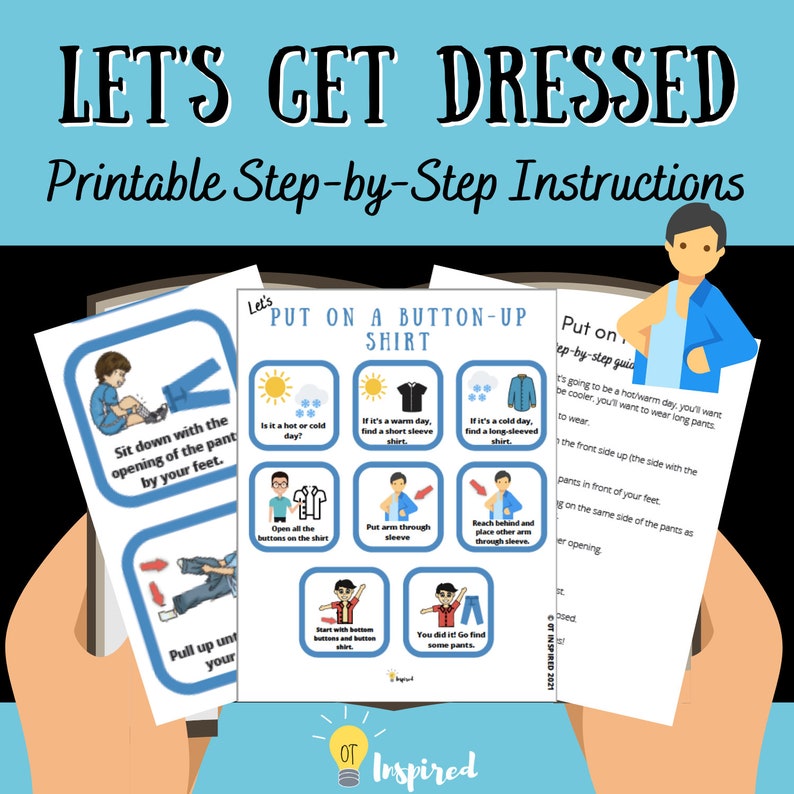 Self Care BUNDLE of Printable Visual Schedules for Asd/adhd/special ...